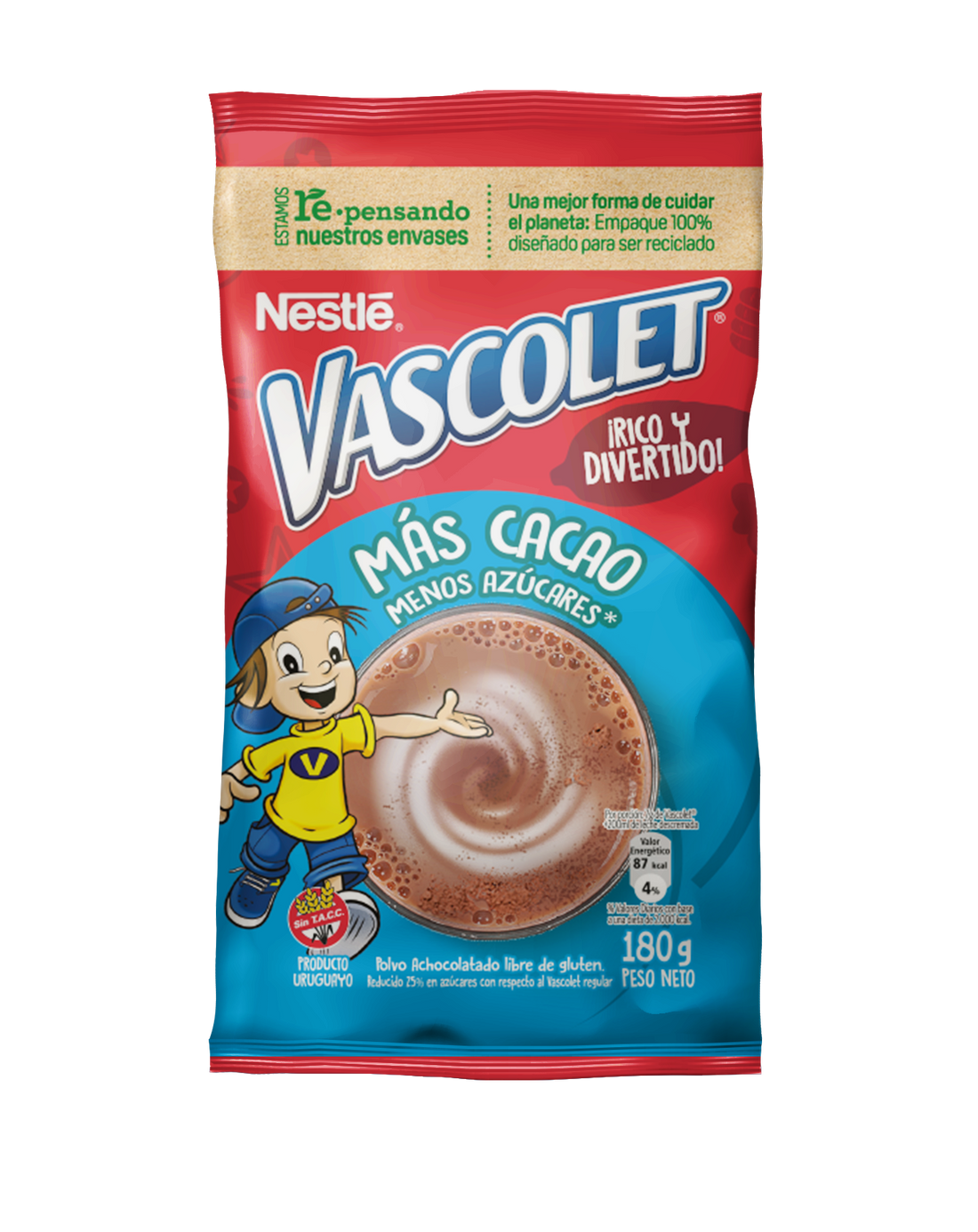 VASCOLET 25% Reducido en azúcar 180g – Shop Nestlé Uruguay